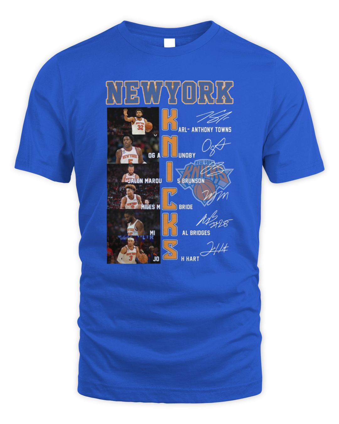 Official New York Knicks Name & Signature Tee 2024