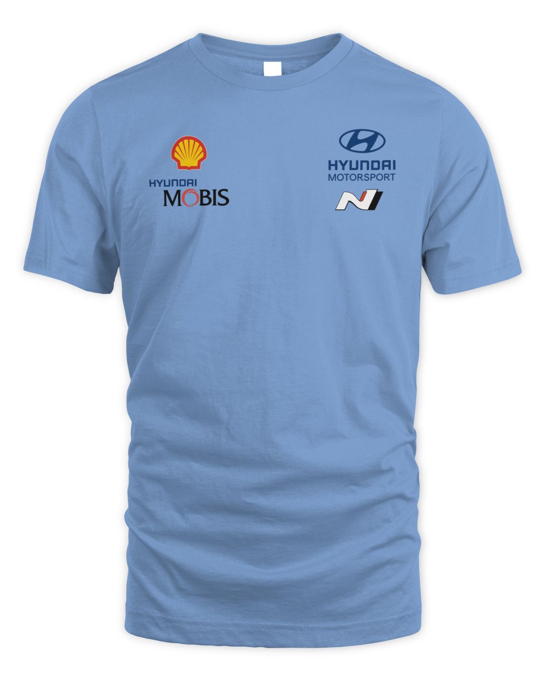 Hyundai Motorsport 2023 Sponsor Blue Hyundai x N Logo T-Shirt