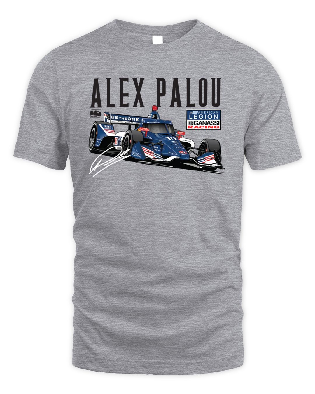 Indycar Store Indianapolis Motor Speedway 2023 Alex Palou Car Graphic Shirt