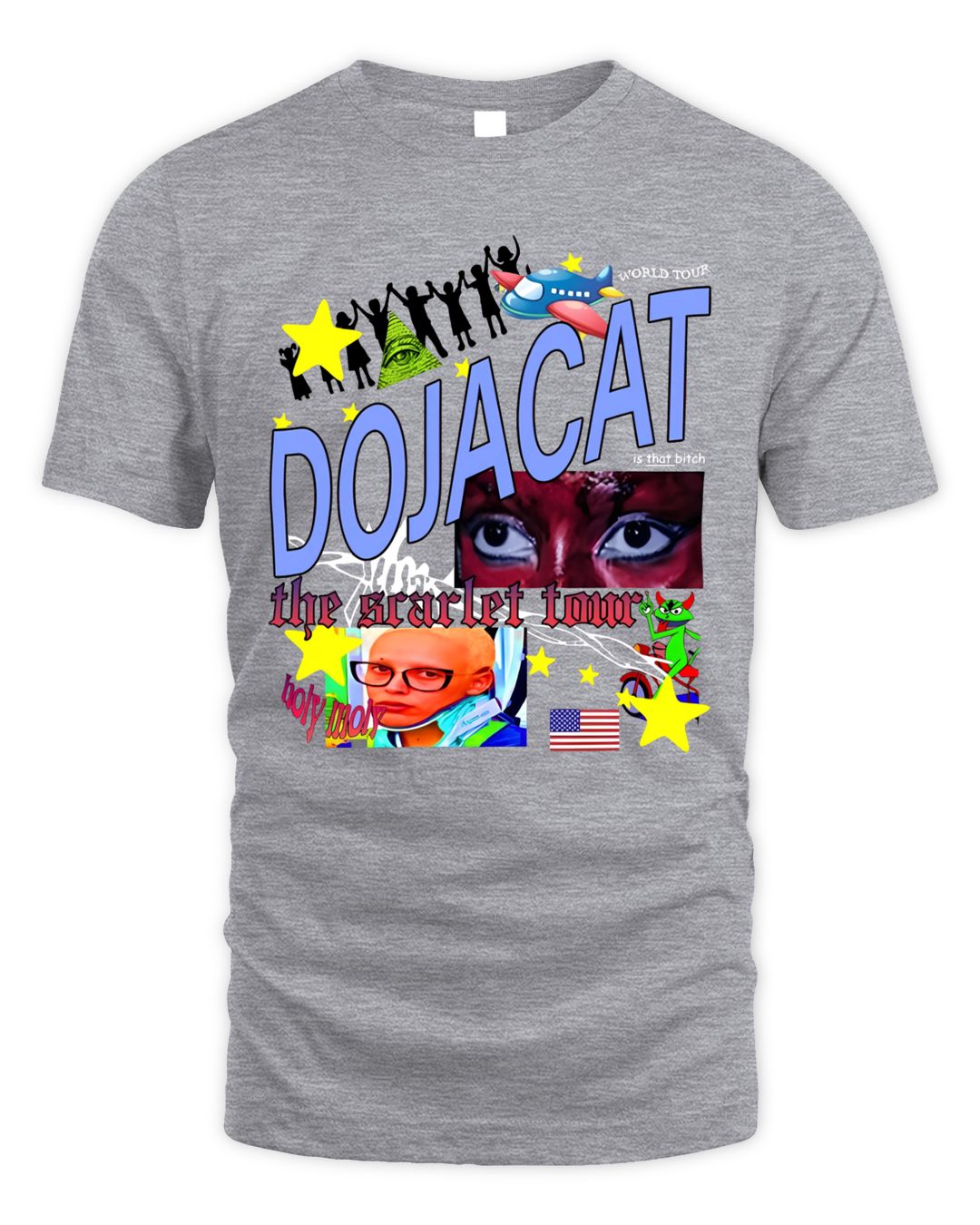 Doja Cat Official Merch The Scarlet Tour Meme T-Shirt