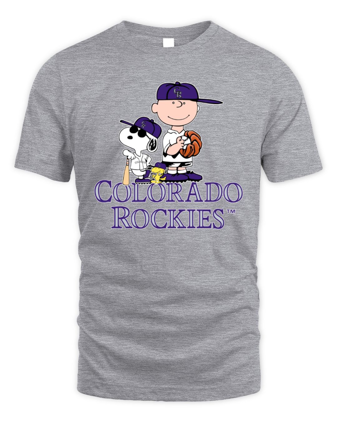 Peanuts Movie Characters Colorado Rockies Baseball 2024 Shirt