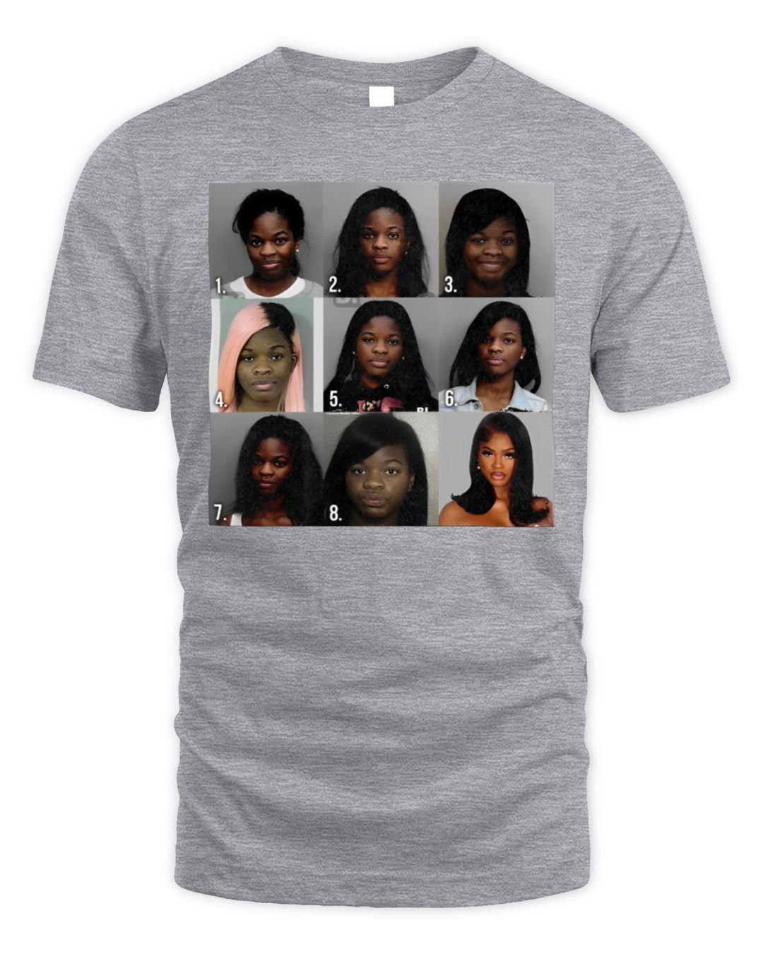 JT Mugshot Shirt The Girl Jt World Merch