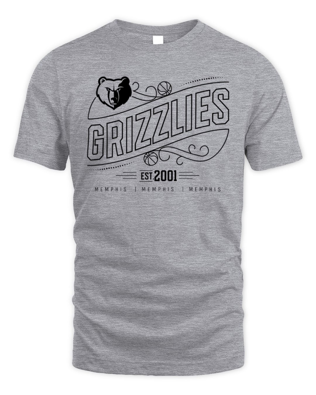 Official Est 2001 Memphis Grizzlies NBA Buzzer Logo Shirt