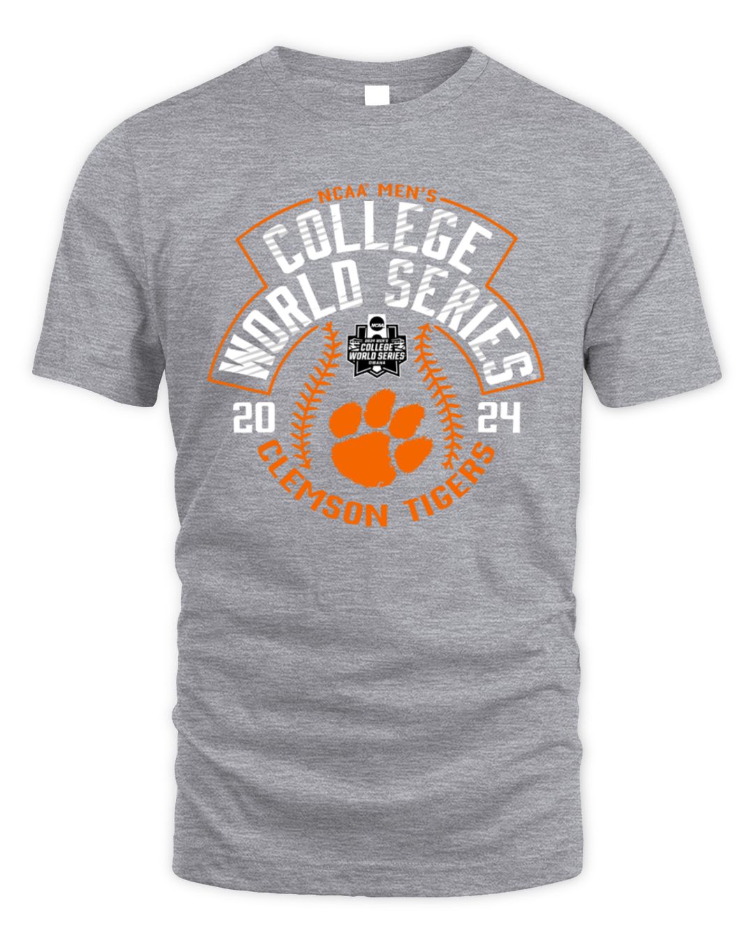 Clemson Tigers Baseball 2024 College World Series Bound T-Shirt