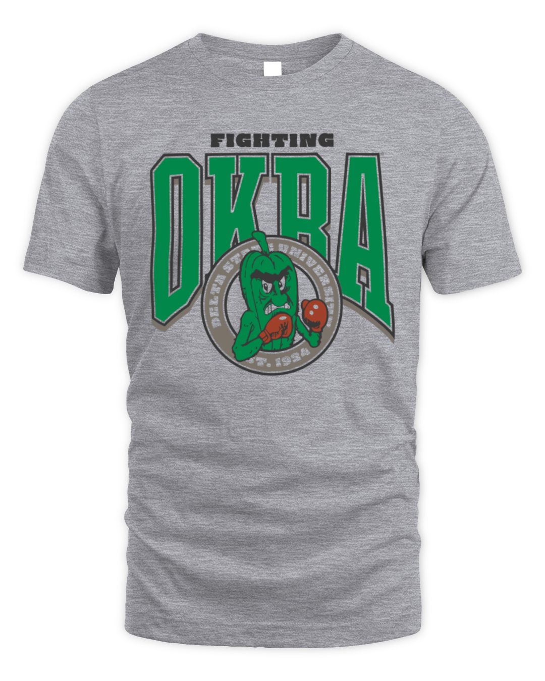 Official Delta State Fighting Okra Est 1924 Logo Shirt