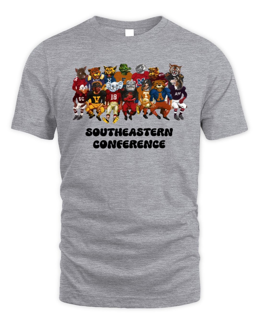 2024 Southeastern Conference New SEC Mascots Family Tee