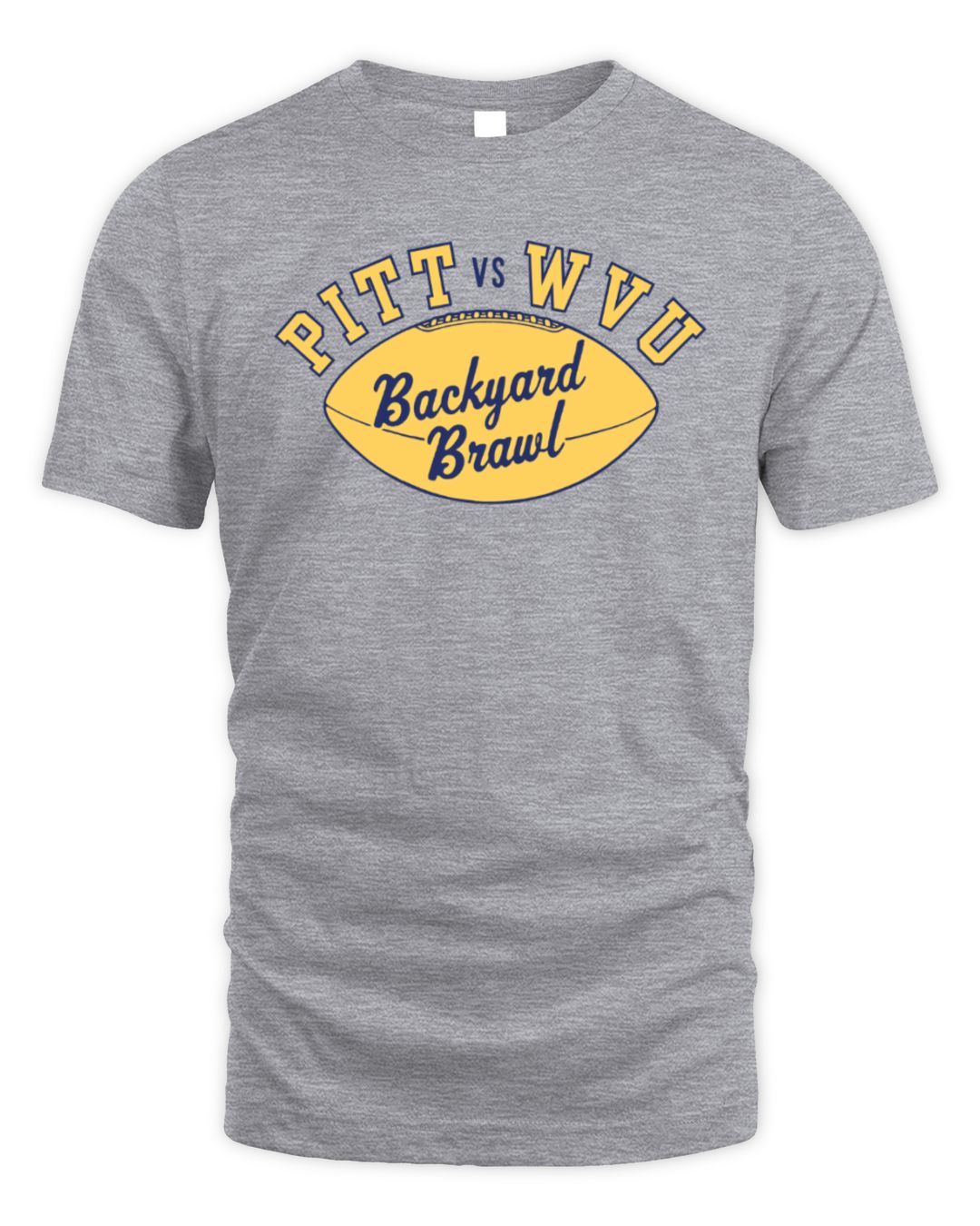 Official Pitt Panthers vs. WVU 2024 Retro Backyard Brawl Football Logo ...