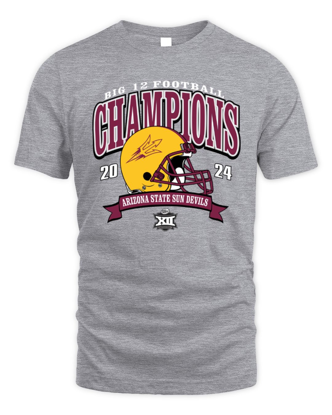 Official Big 12 Football Arizona State Sun Devils Champions 2024 Logo ...