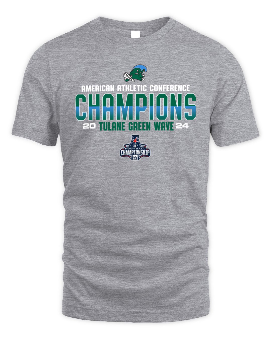 Tulane Green Wave AAC Football Conference Champions Locker Room 2024 Shirt