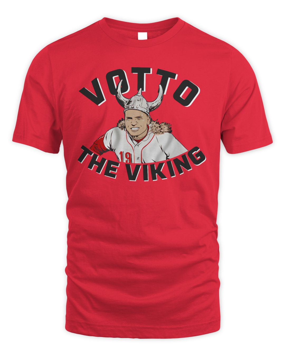 Cincinnati Reds Joey Votto #9 The Viking Shirt Red