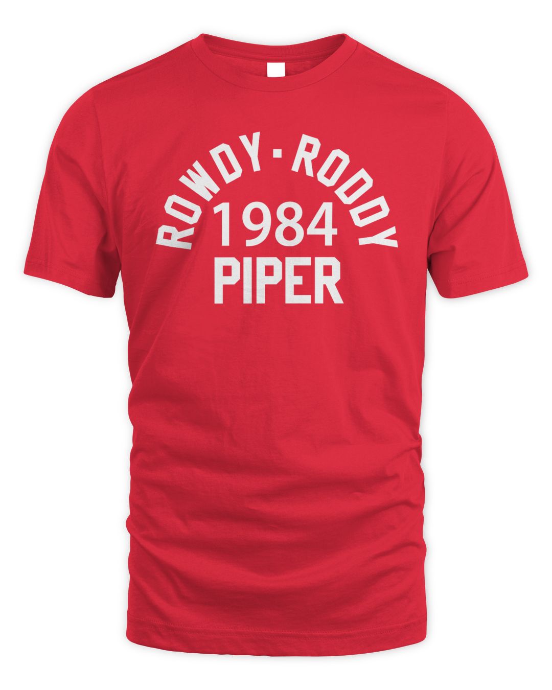 Cm Punk Wearing Rowdy Roddy 1984 Piper Tee Shirt