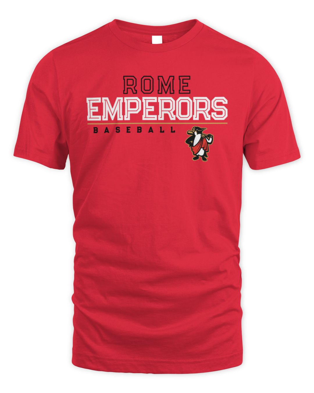 Rome Emperors Baseball 2024 Logo Hoodie Red