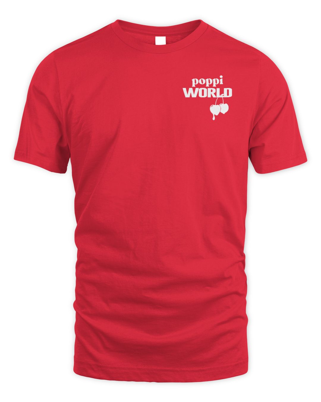 Poppi Merch Big Serve Crewneck Red