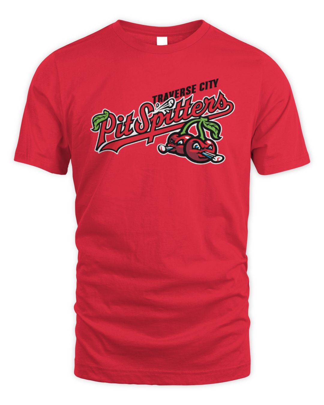 2024 Traverse City Pit Spitters Pit Shop Baseball Primary Logo Shirt