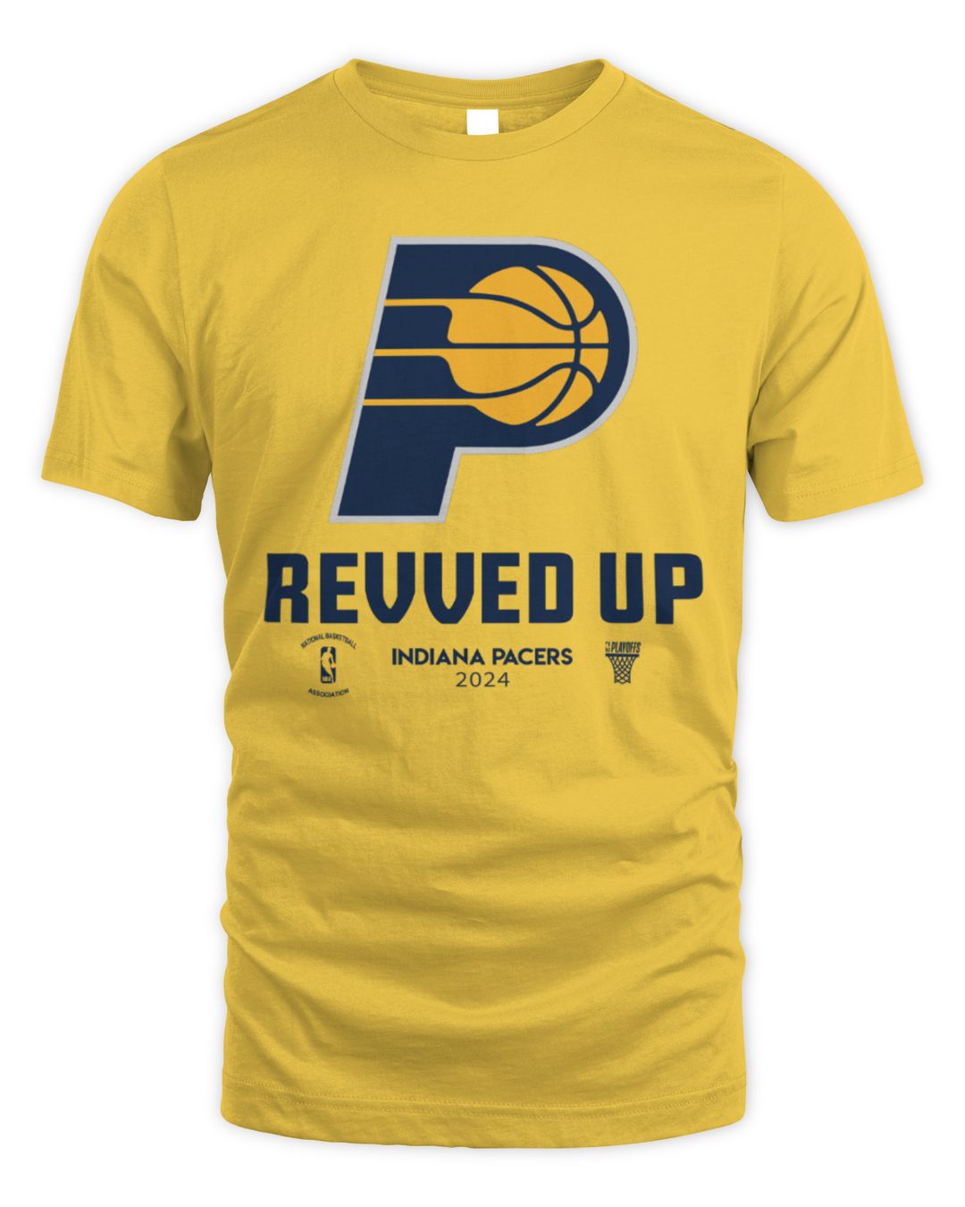 Official Indiana Pacers 2024 NBA Playoffs Mantra Logo Shirt
