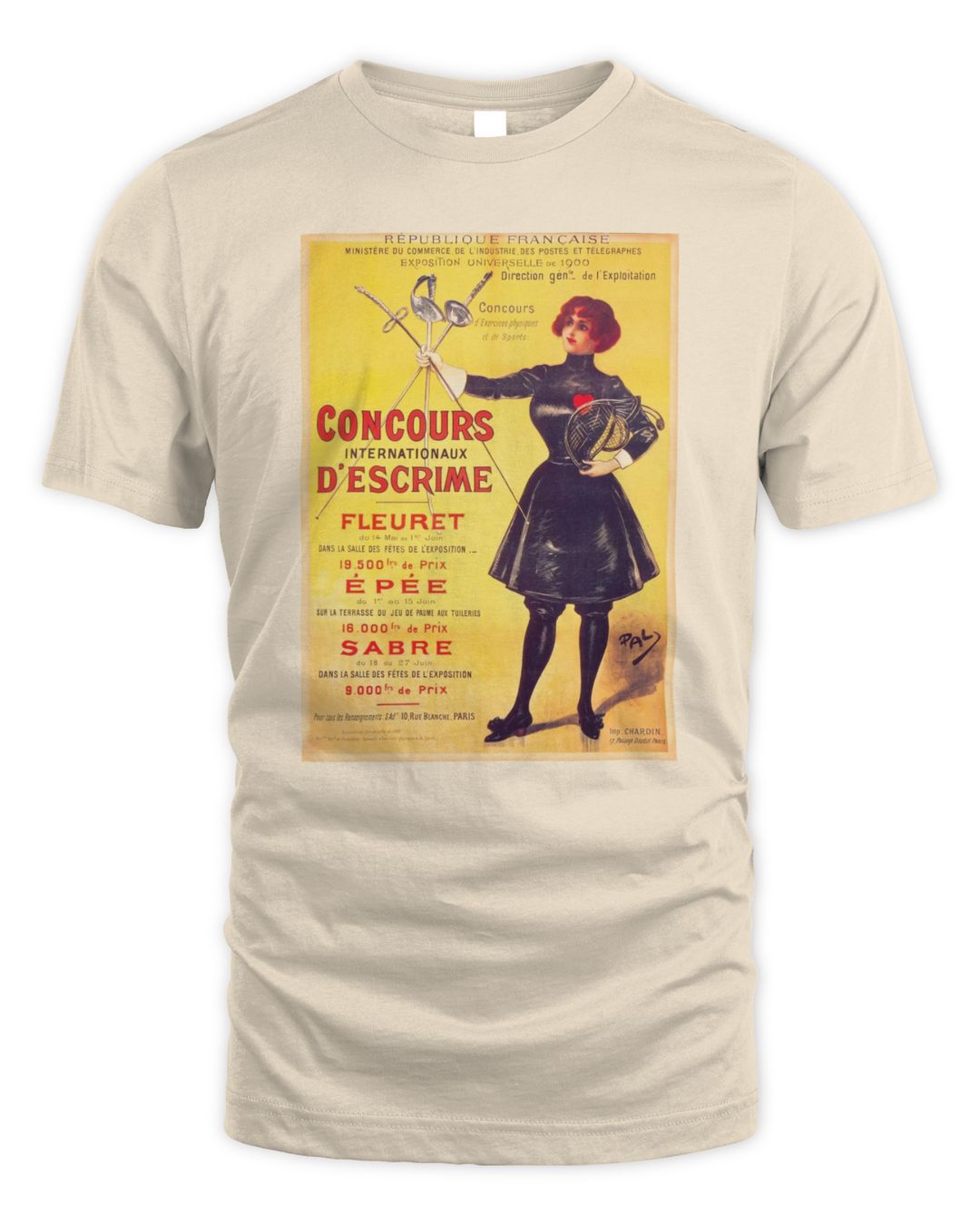 1900 Paris Games Olympic Heritage T-Shirt Poster