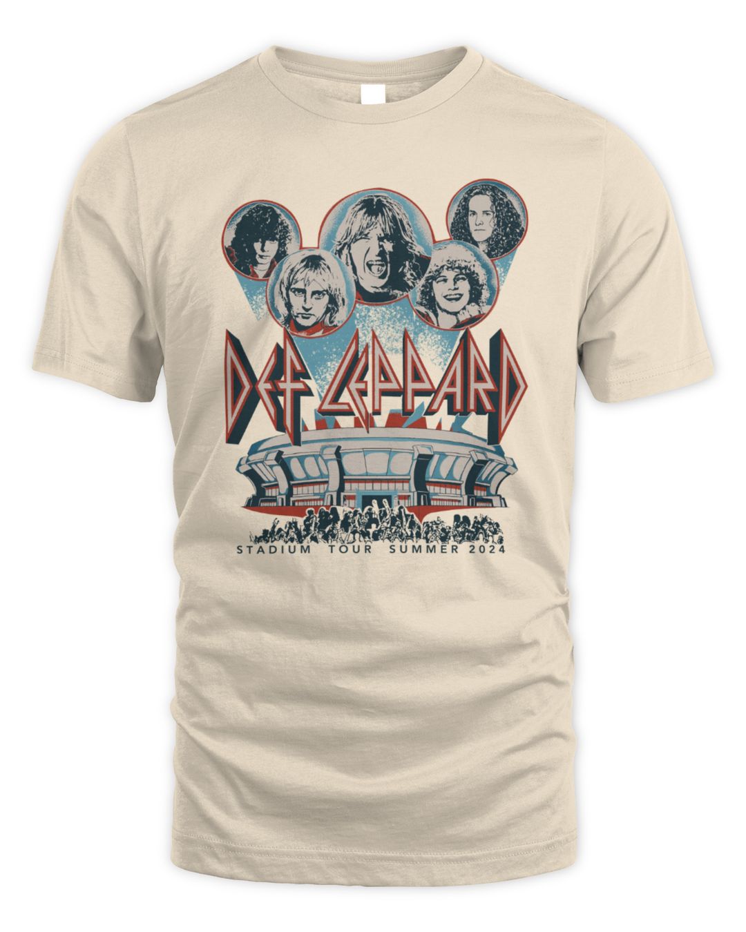 Official Def Leppard Summer Stadium Tour 2024 E-Comm Exclusive Tee | Ahoged