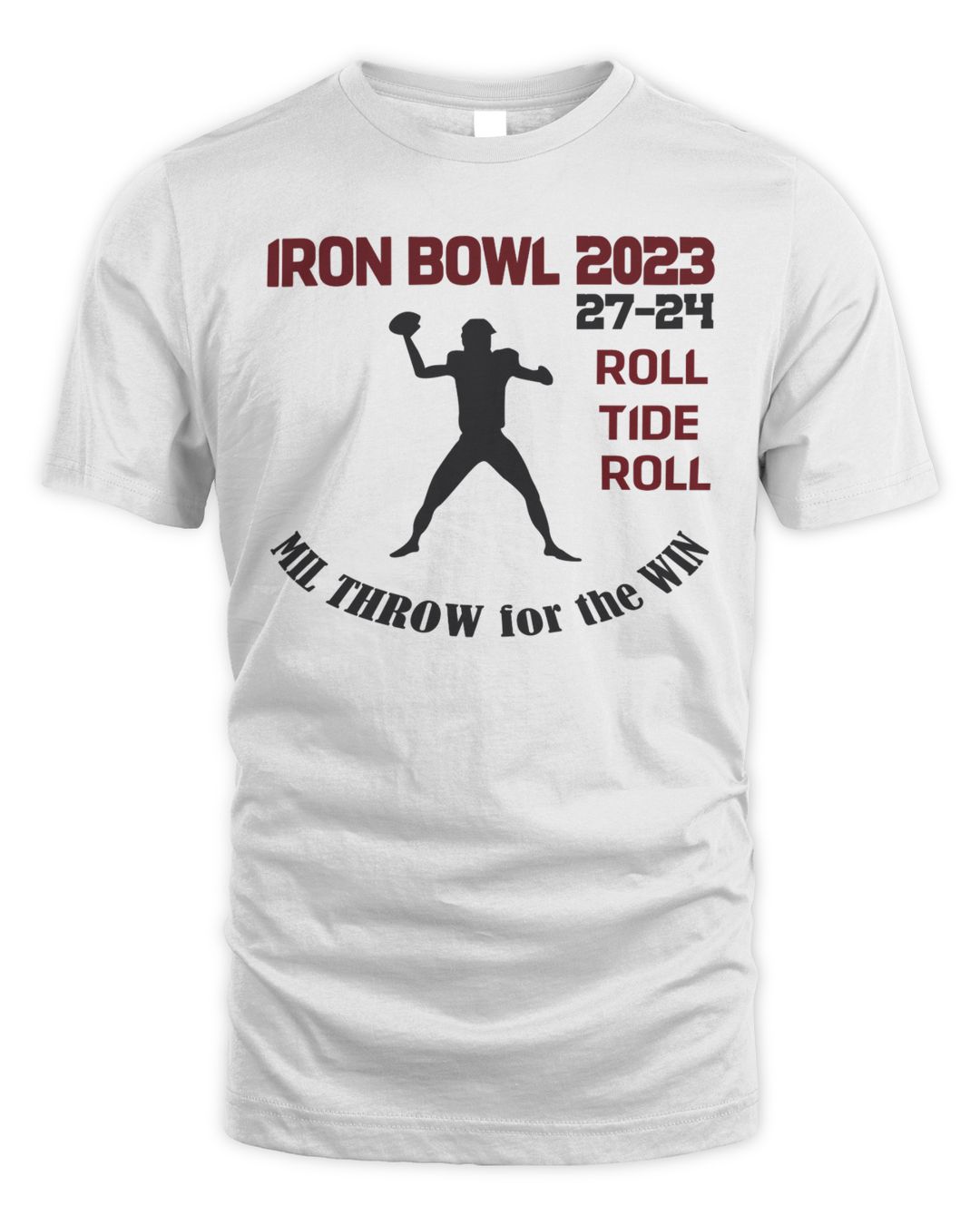 Alabama Crimson Tide Iron Bowl 203 Roll Tide Roll Milthrow For The Win ...