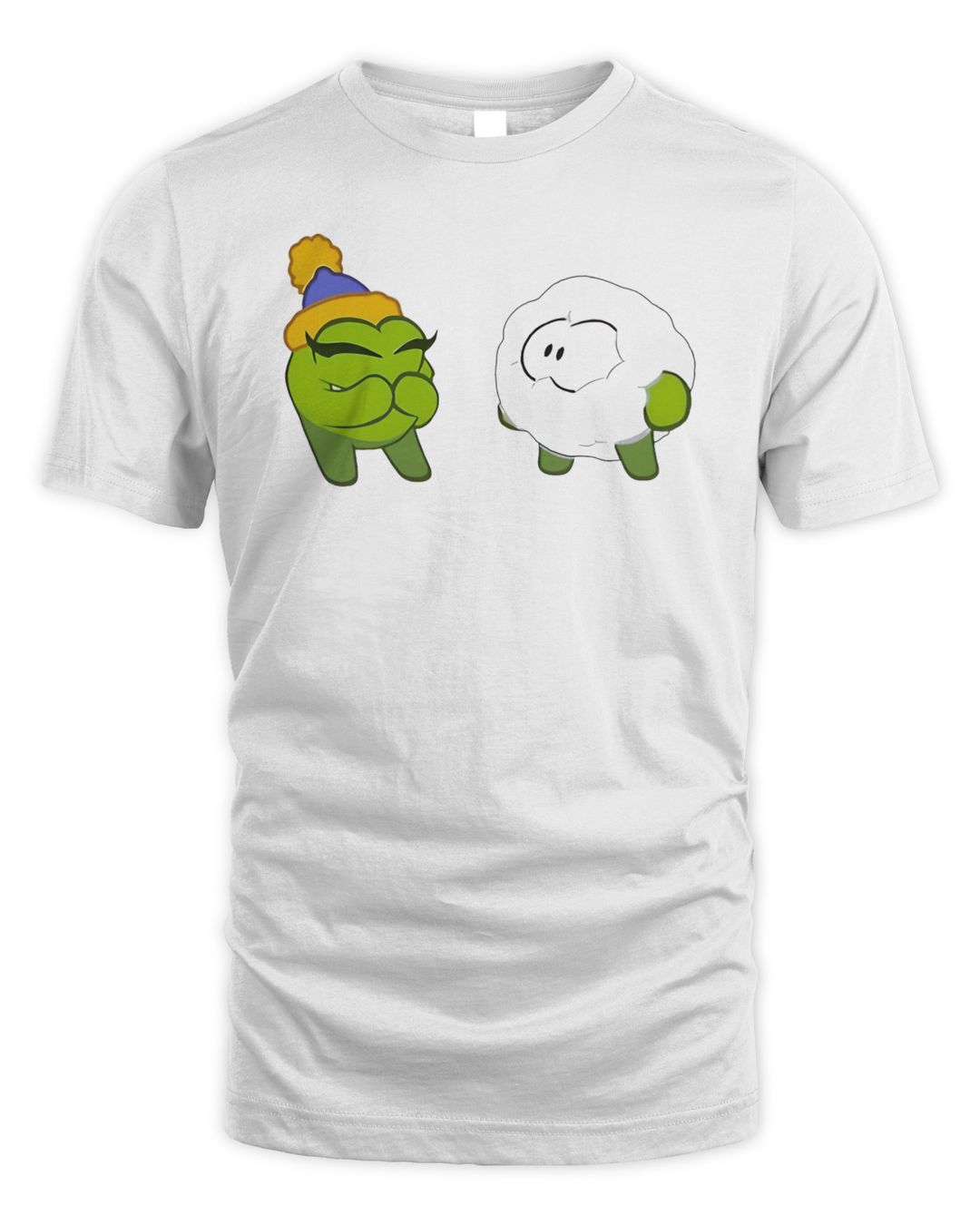 Cut The Rope Merch Om Nom Snowball T-Shirt | Ahoged