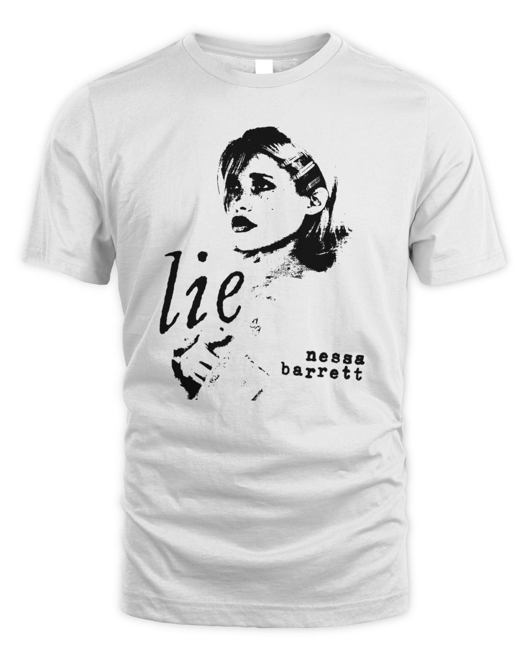 Nessa Barrett Merch Lie Sketch Tee Shirt