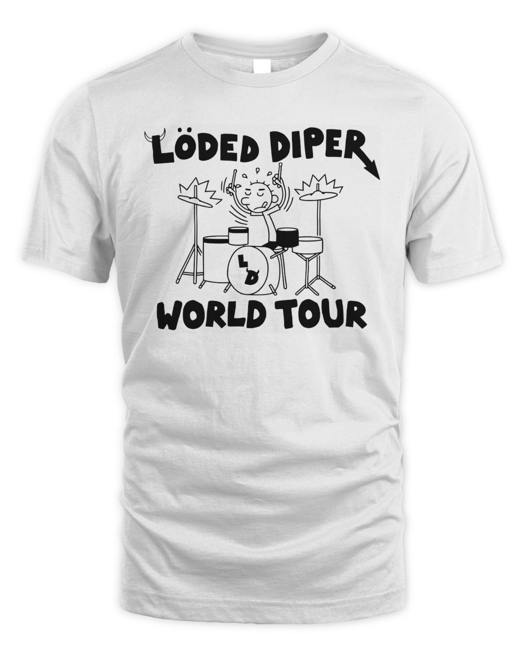 Loded Diper World Tour Shirt Failure Internationa