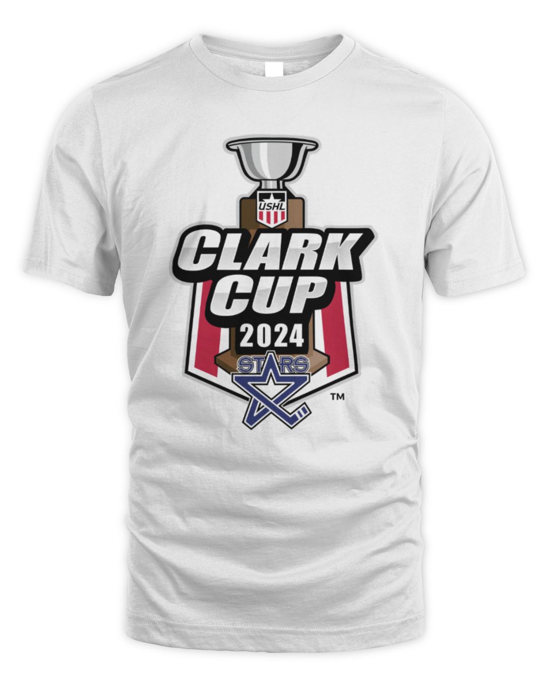 Pbr Shop USHL lincoln stars 2024 Clark Cup Logo Tee Shirt | Ahoged