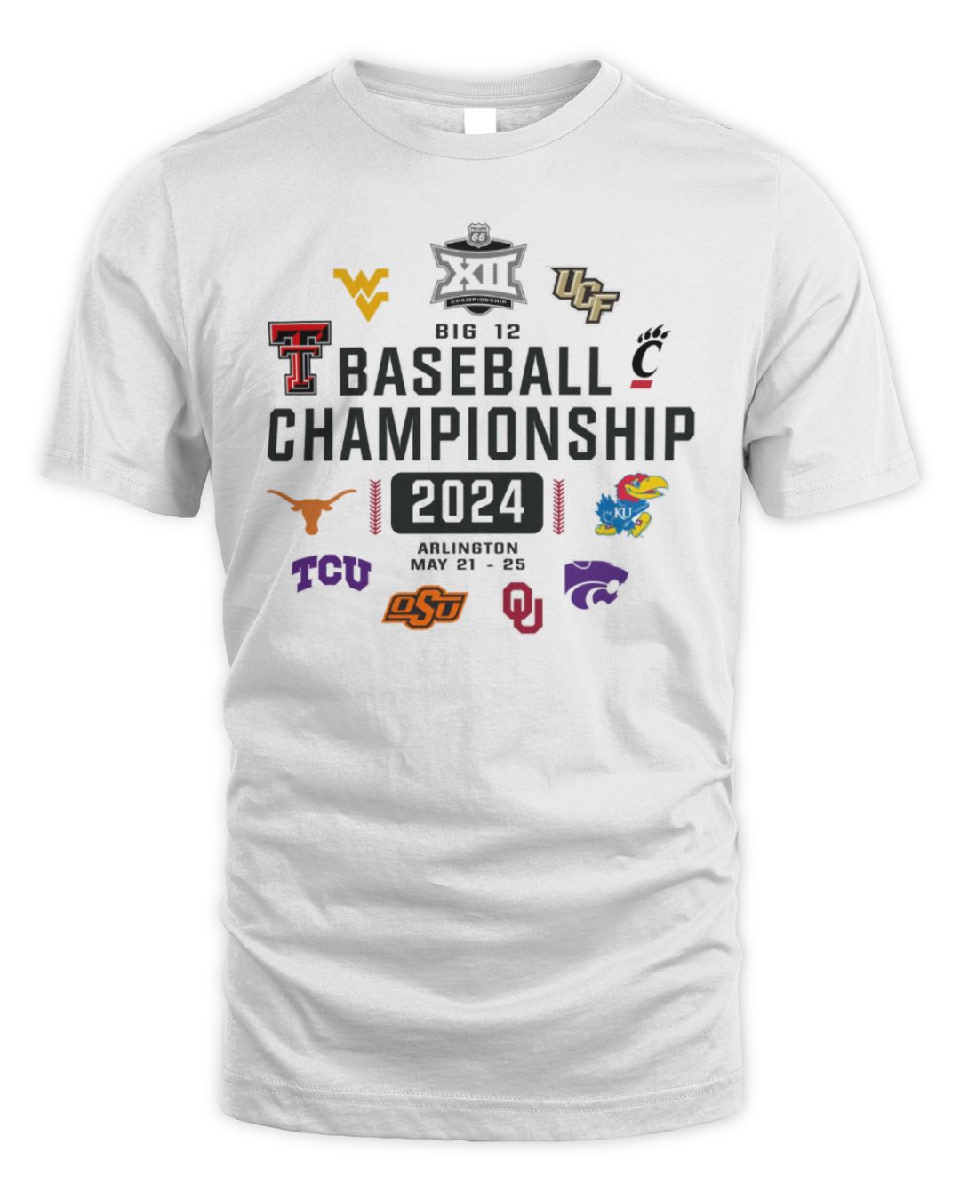 Official Big 12 Baseball Championship Arlington May 21-25 10 Teams Logo ...