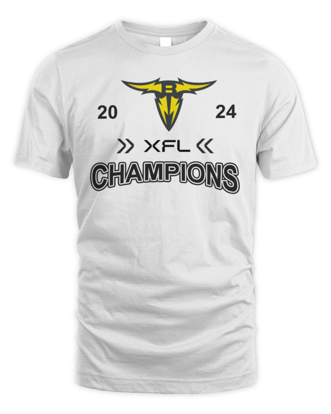 2024 San Antonio Brahmas Xfl Champions Shirt White
