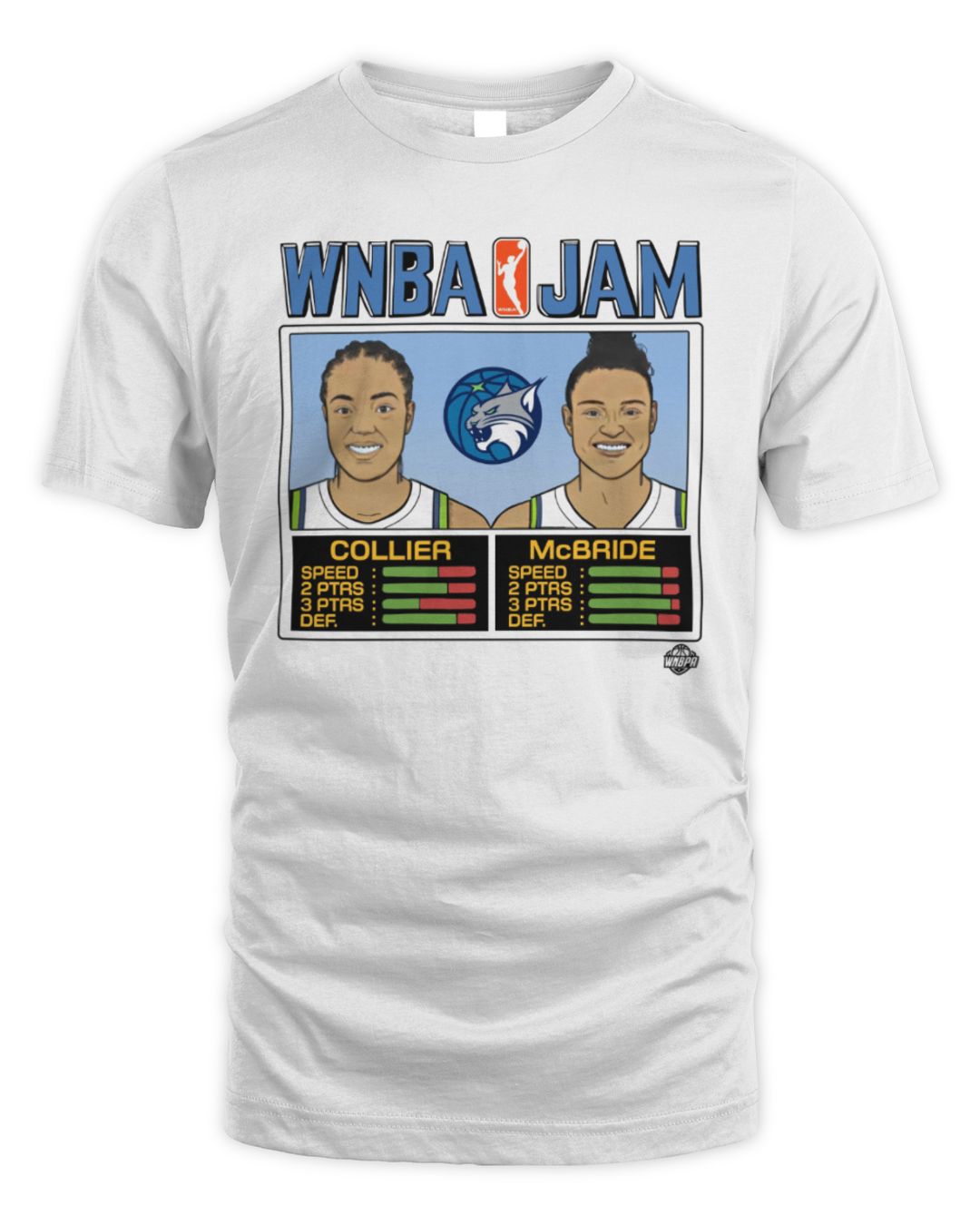 Wnba Jam Lynx Basketball Collier And Mcbride 2024 Logo Tee Homage Shop