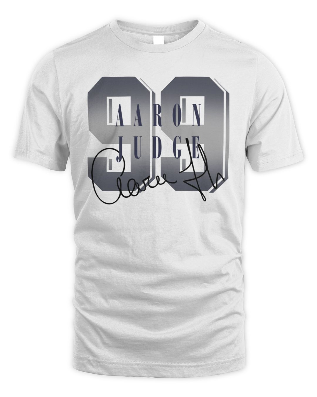 New York Yankees Mlb Aaron Judge 99 Signature Tee | Ahoged