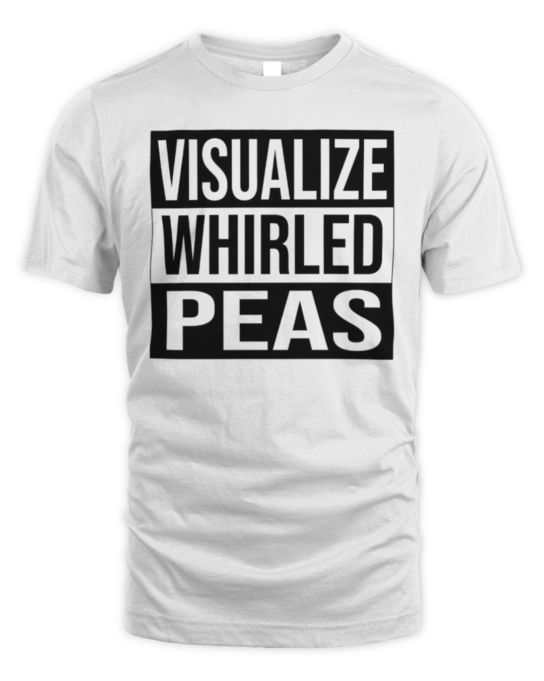 Xennials Visualize Whirled Peas Shirt White