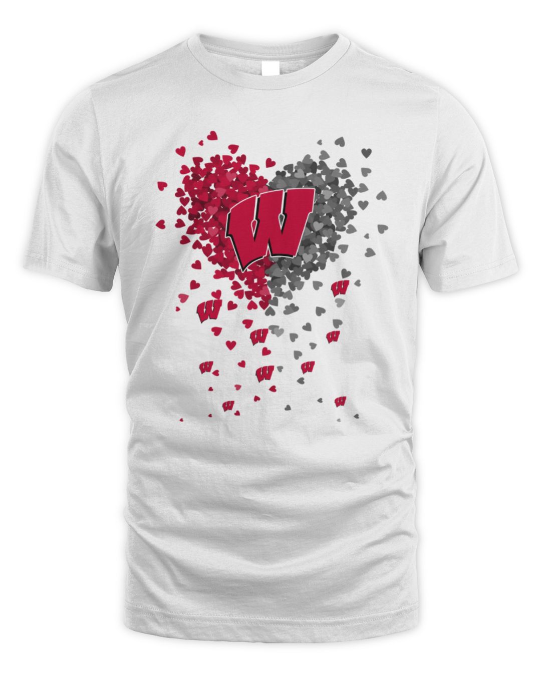 Official 2024 Heart Full Of Football Wisconsin Badgers Hoodie | Ahoged