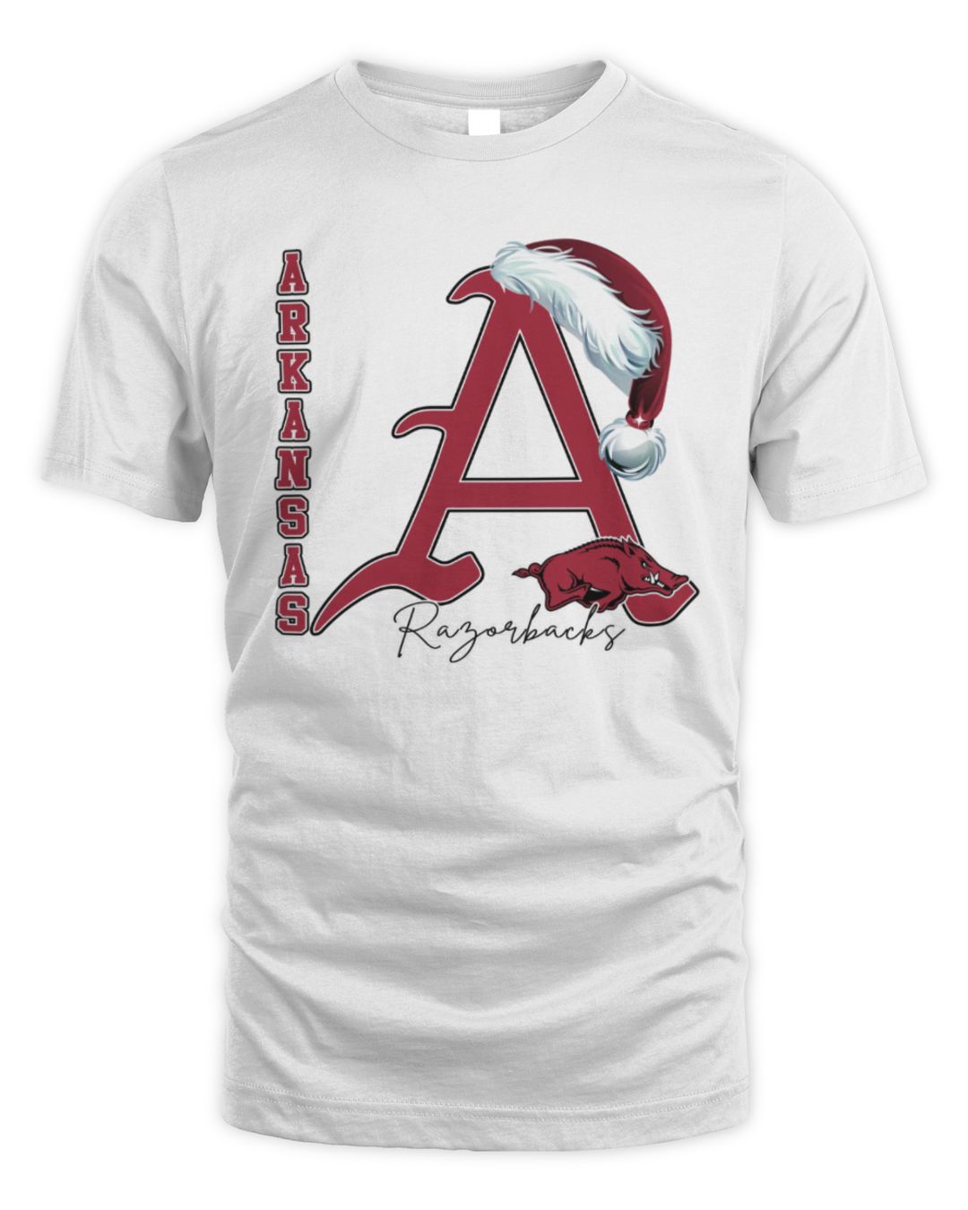 Official Arkansas Razorbacks 2024 Let’s Celebrate Christmas Tee