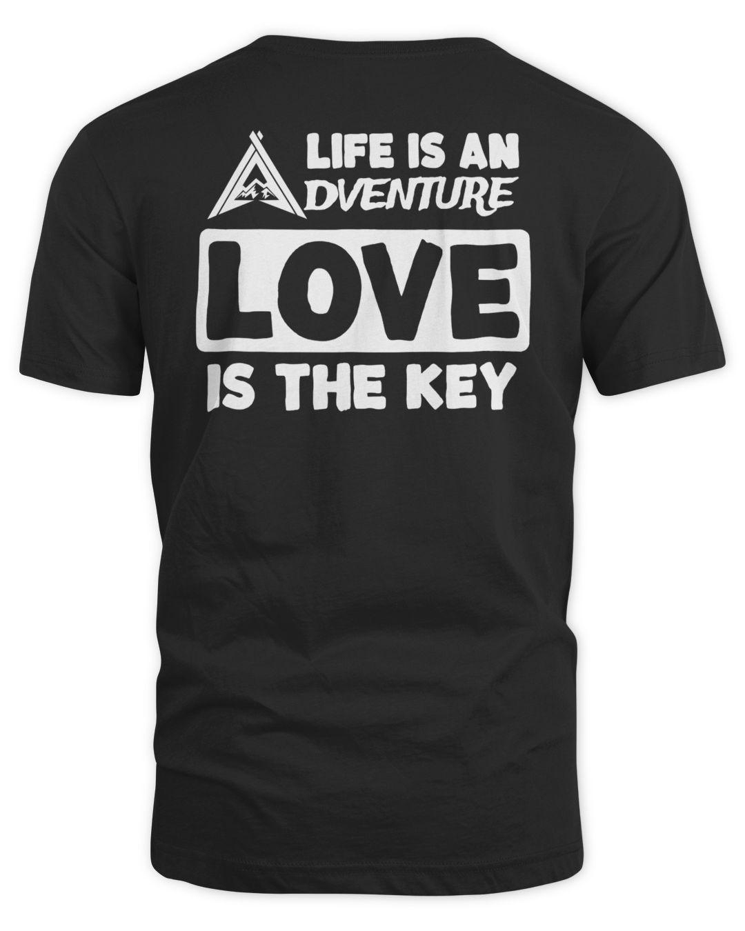 Adventure Agents Merch New Logo Love Is The Key Shirt Black | Ahoged