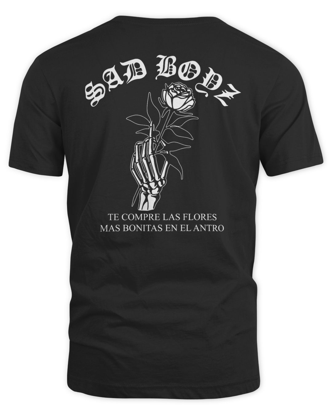 Sad Boyz Merch Las Flores Hoodie Black