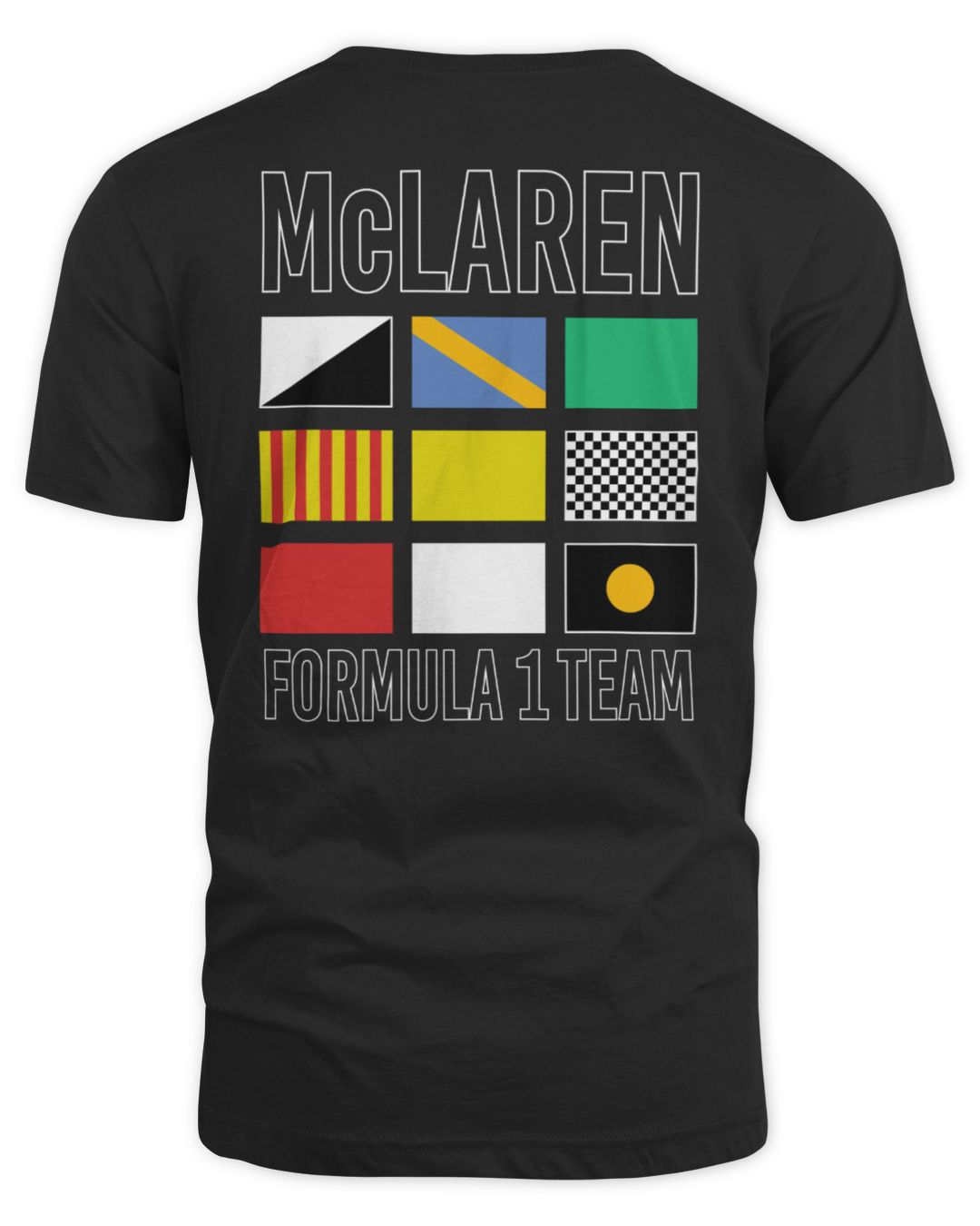 McLaren F1 Team The Flags of F1 Shirt Black