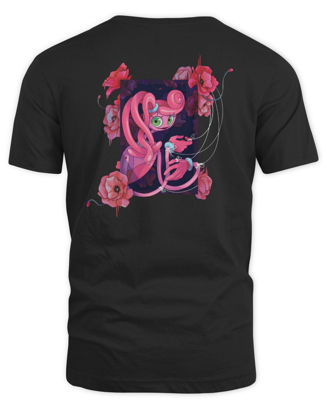 Poppy Playtime Merch Mommy Long Legs Hoodie Black