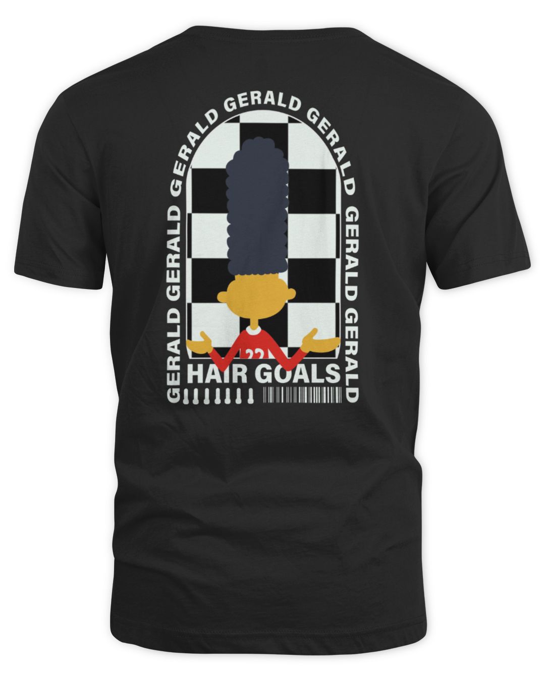 Hey Arnold Freeze Max Gerald Window Loose Fit Tee Black