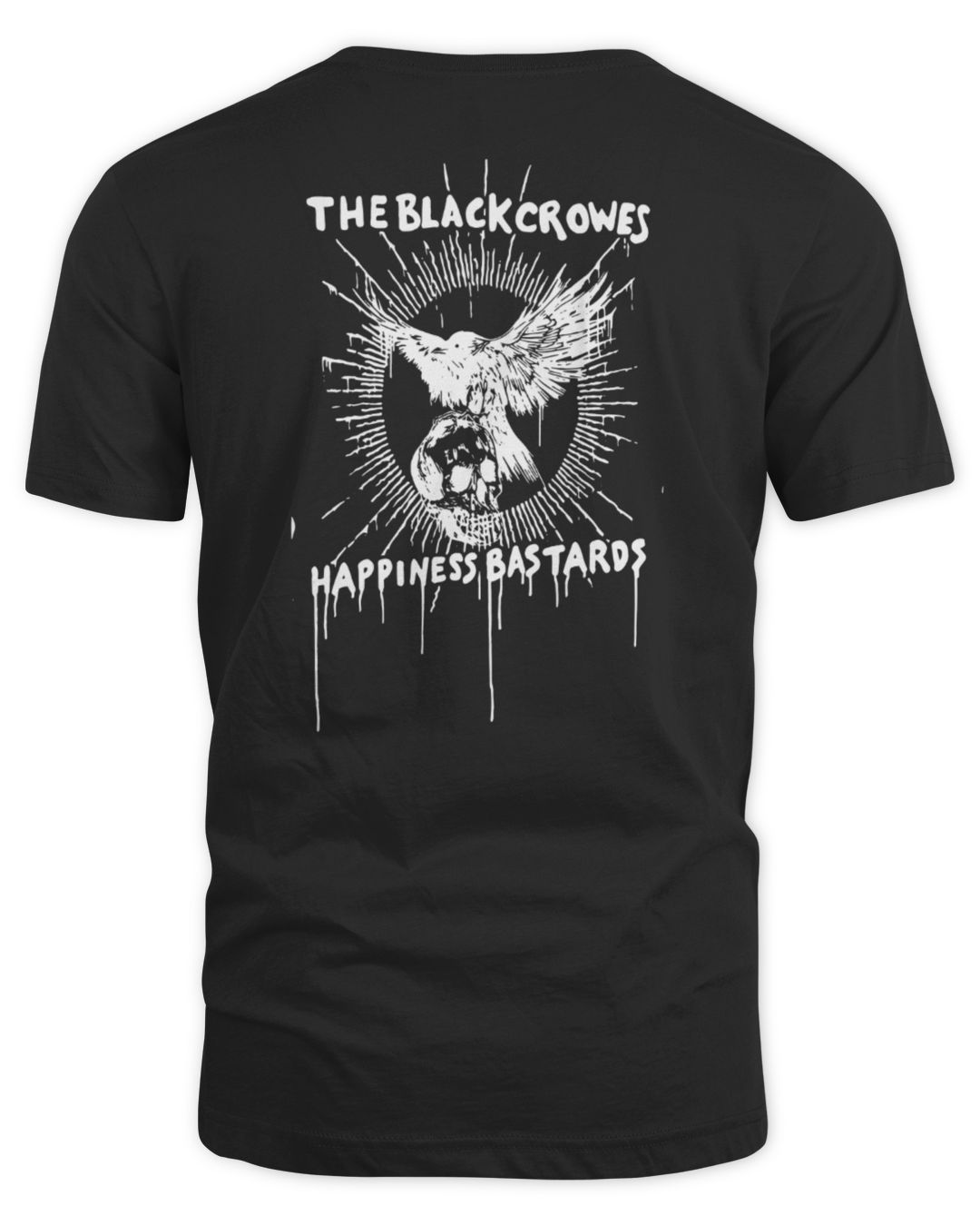 The Black Crowes Tour 2024 Happiness Bastards Hoodie Black