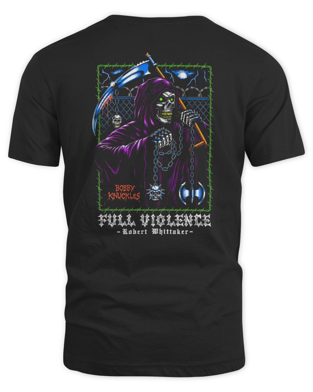 Full Violence Merch Robert Whittaker Soul Collector Bobby Knuckles Shirt