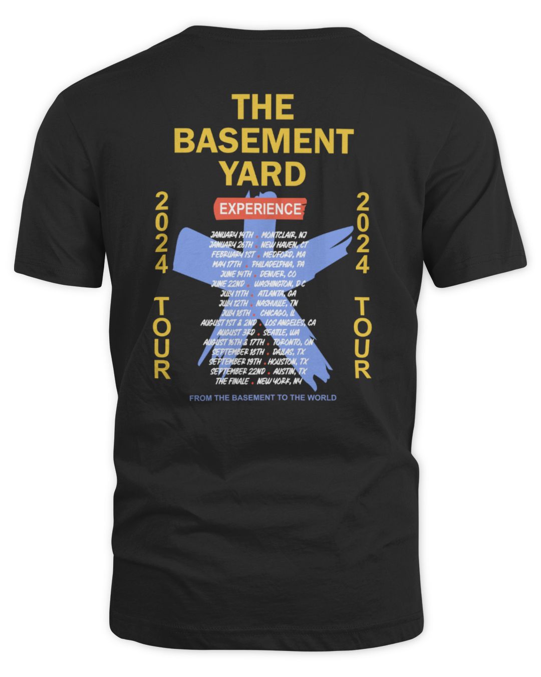 The Basement Yard Experience Inside Out Washed Tour 2024 Hoodie