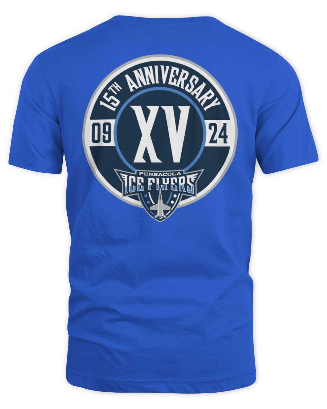 Official Pensacola Ice Flyers Ice Flyers 15Th Anniversary Logo Shirt