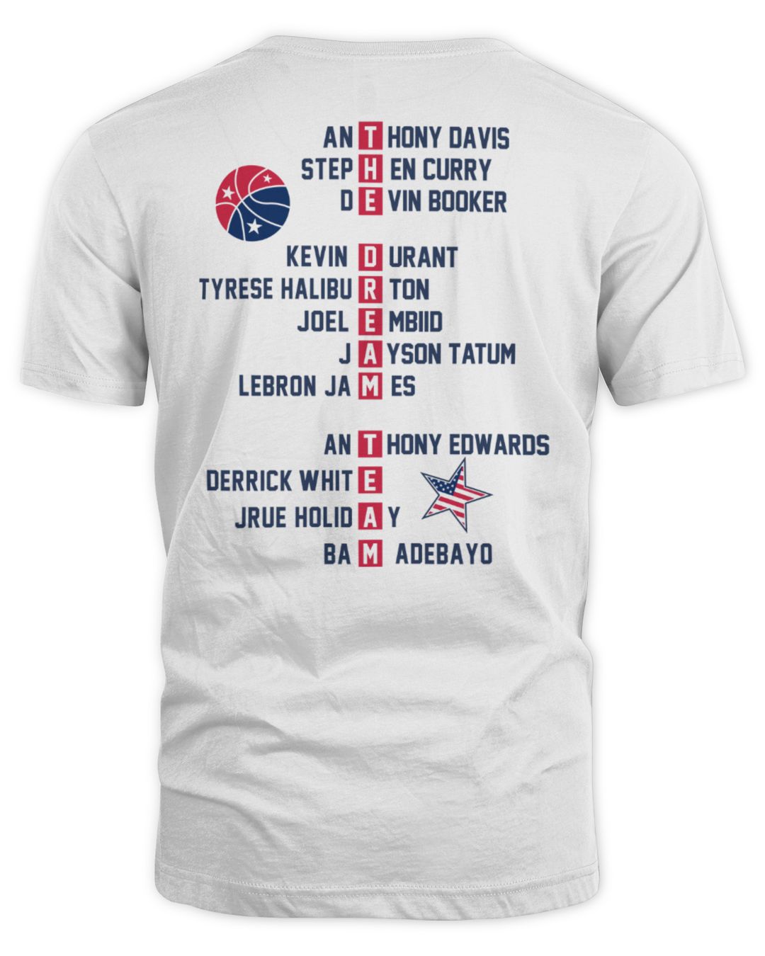 Usa Olympic Merch 2024 Us Men’S Basketball Team Hoodie