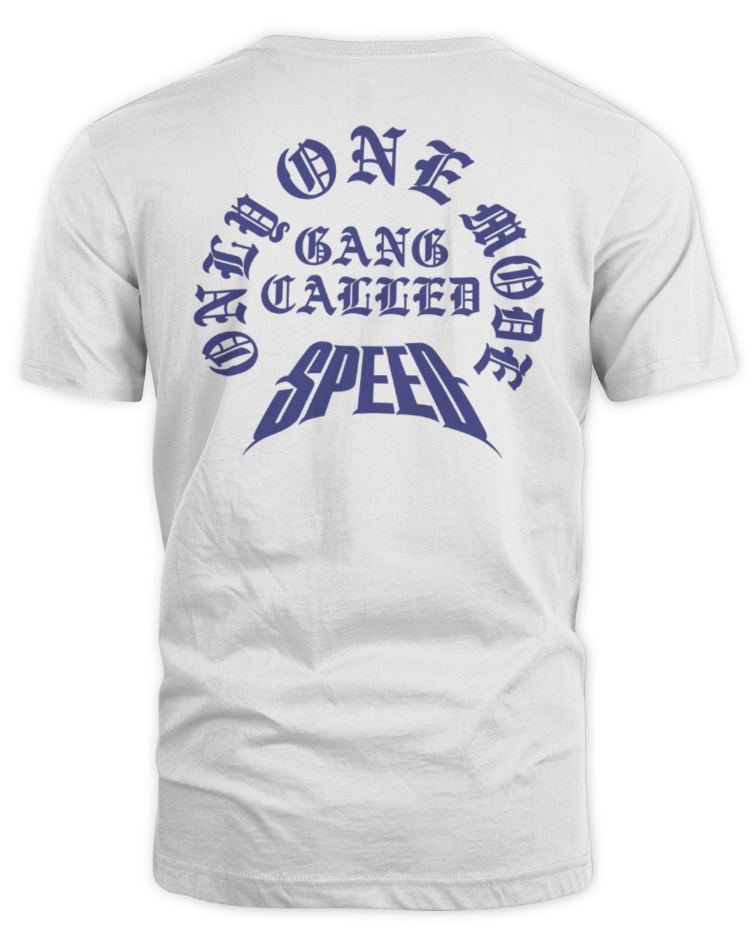 Official Gang Called Speed Only 1 Mode Logo Hoodie White