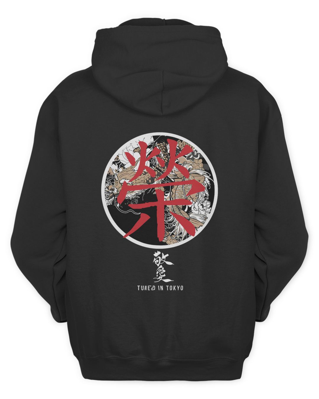 Tuned In Tokyo Merch Signature Tuned In Tokyo Hoodie Black | Ahoged