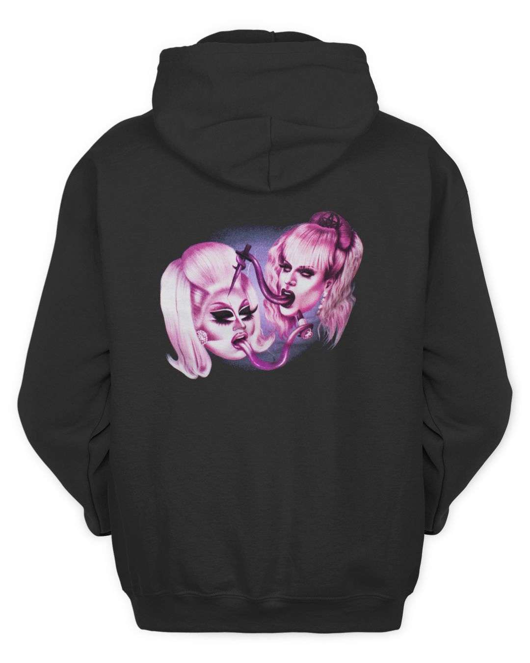 Trixie And Katya Merch Lick Black Hoodie